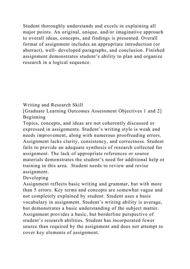 Graduate 500-600 CoursesFull Rubric for Classroom Publication.docx