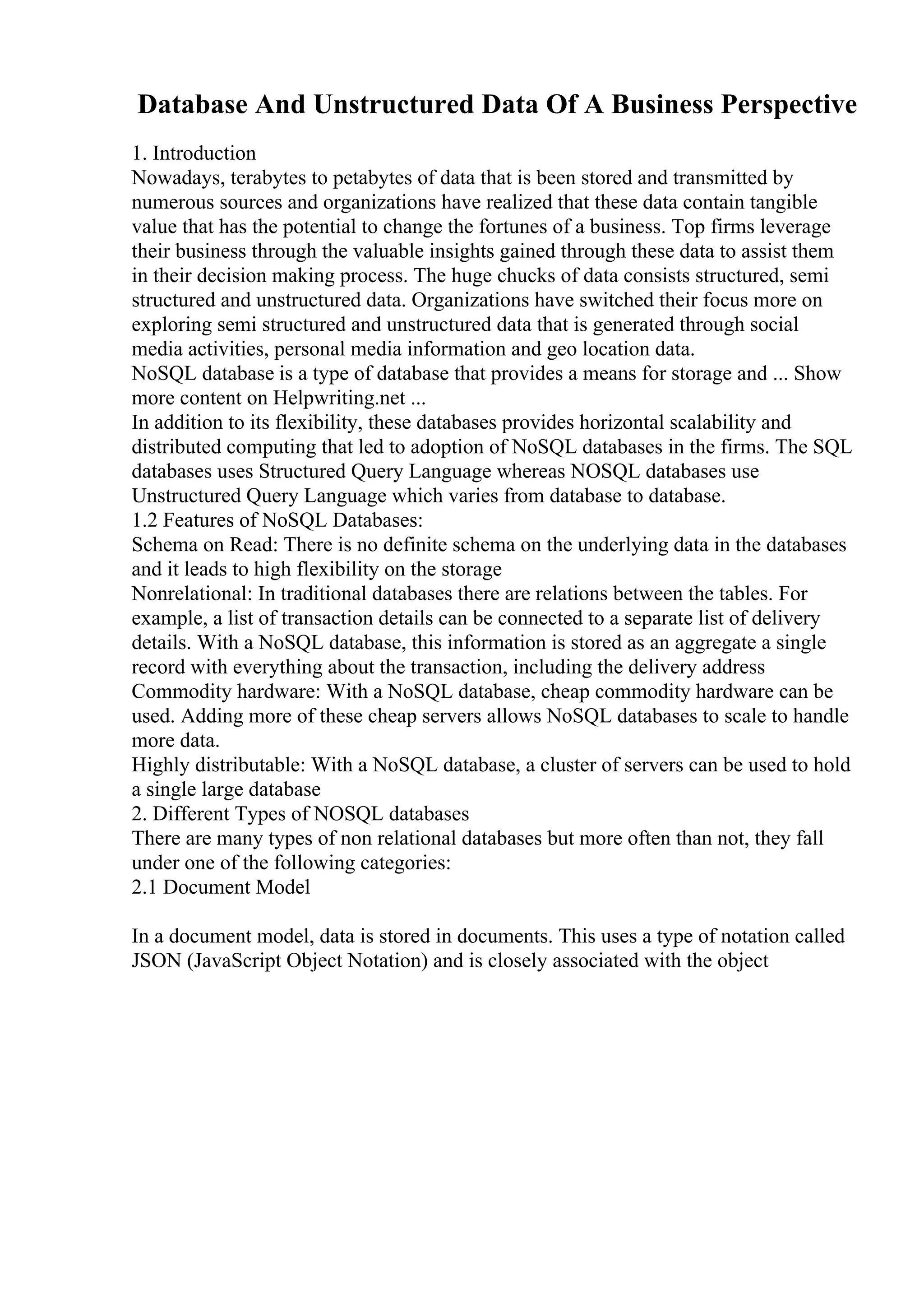 Graduate Admissions Essay Sample | PDF