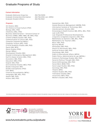 Graduate admissions handbook | PDF