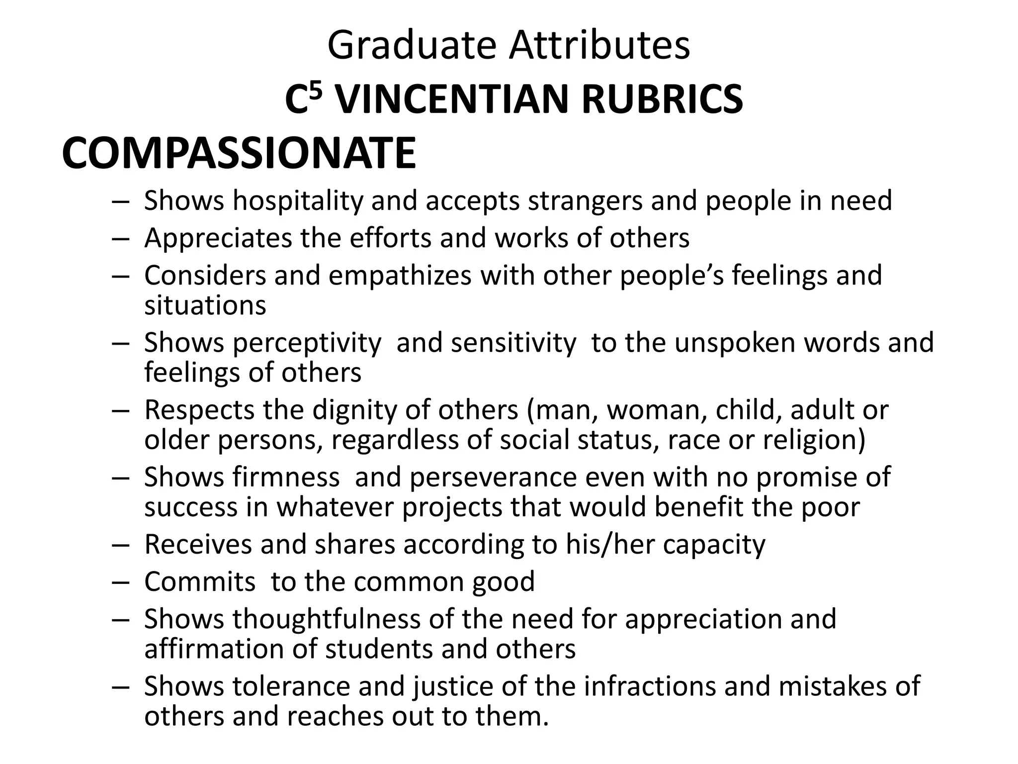 Graduate attributes c5 | PPTX