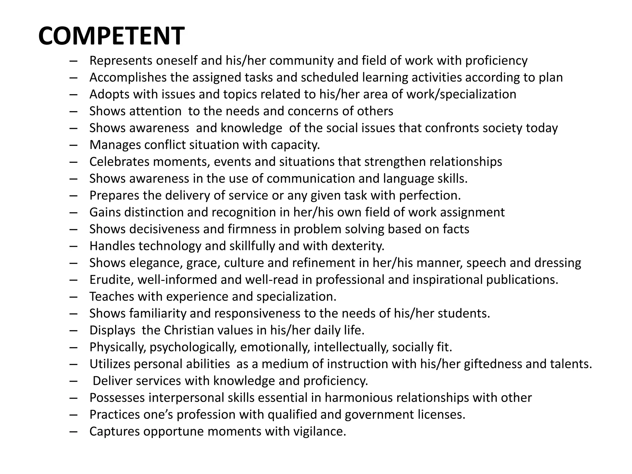 Graduate attributes c5 | PPTX