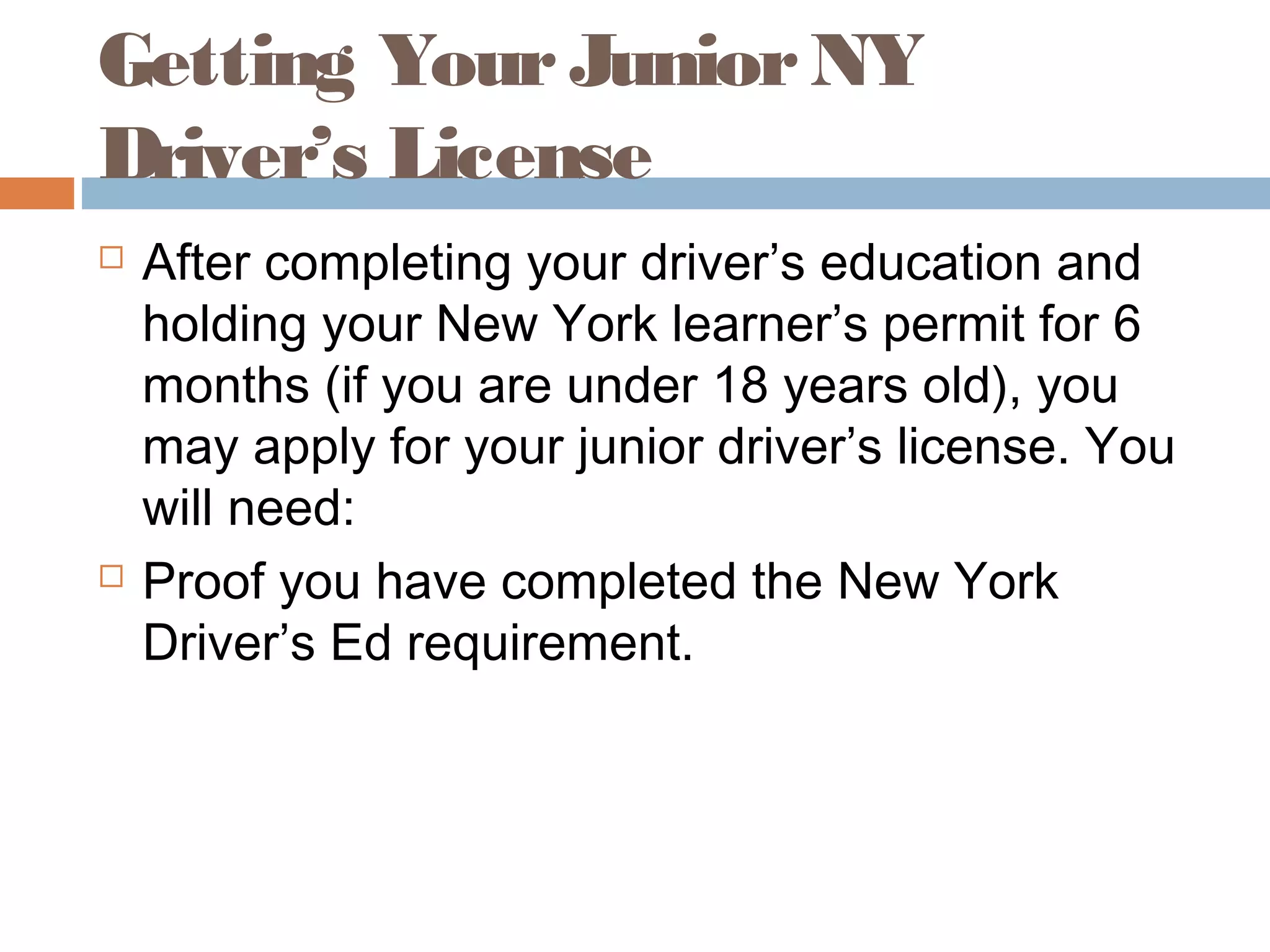 Graduated driver licensing | PPT