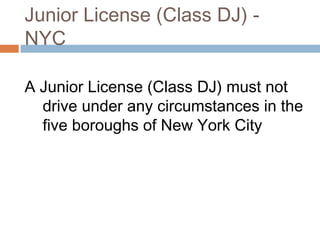 Graduated driver licensing | PPT