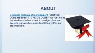 Become a general manager with our graduate diploma of management | PPT