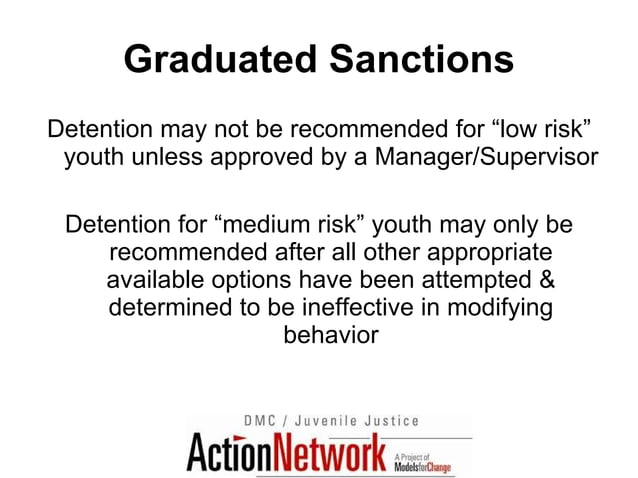 Graduated sanctions guidelines | PPT
