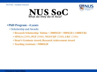 NUS SoC Graduate Outreach @ TU Dresden | KEY