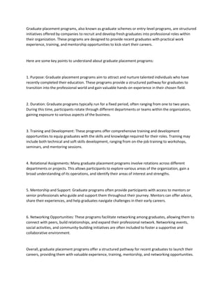 "Empowering Early Career Success: Unveiling the World of Graduate ...