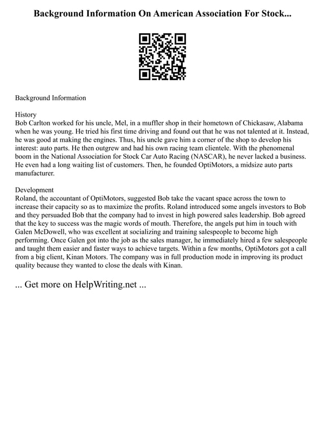 Graduate Writing Sample | PDF