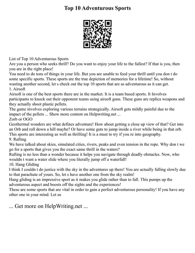 Graduate Writing Sample | PDF