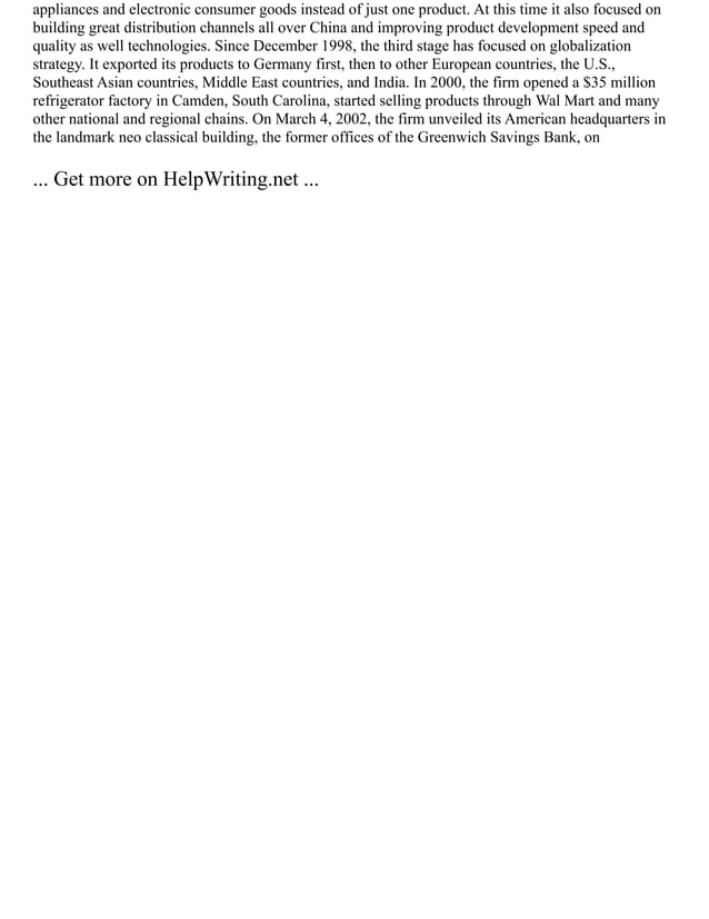 Graduate Writing Sample | PDF