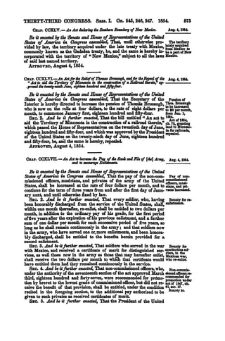 Graduation act-1854 | PDF