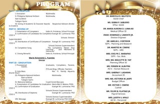 GRADUATION-PROGRAM-2024.docx a graduation | DOCX | Professional School ...