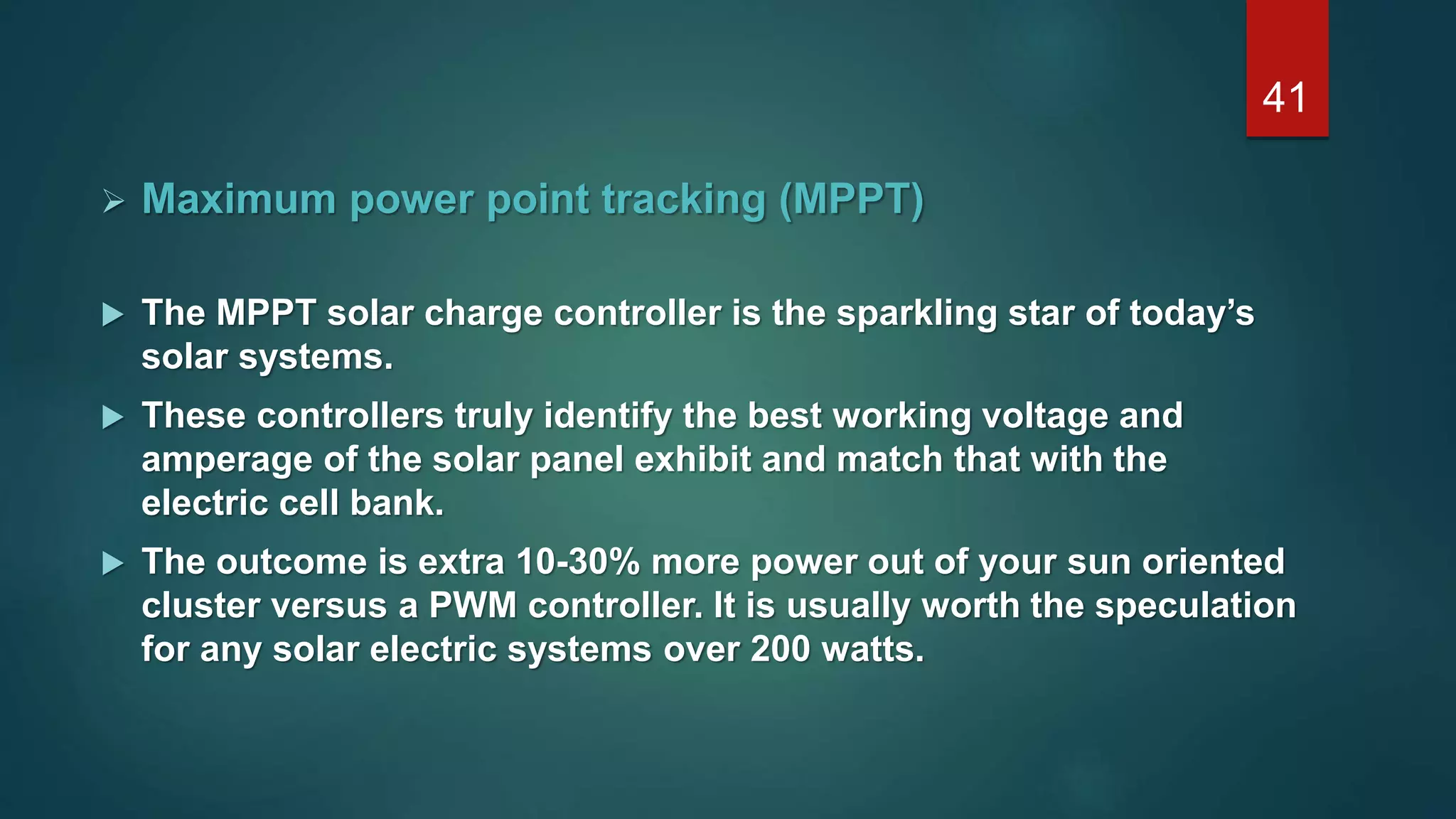 Graduation Project - PV Solar With MPPT System | PPTX | Gas and Electric | Home Utilities