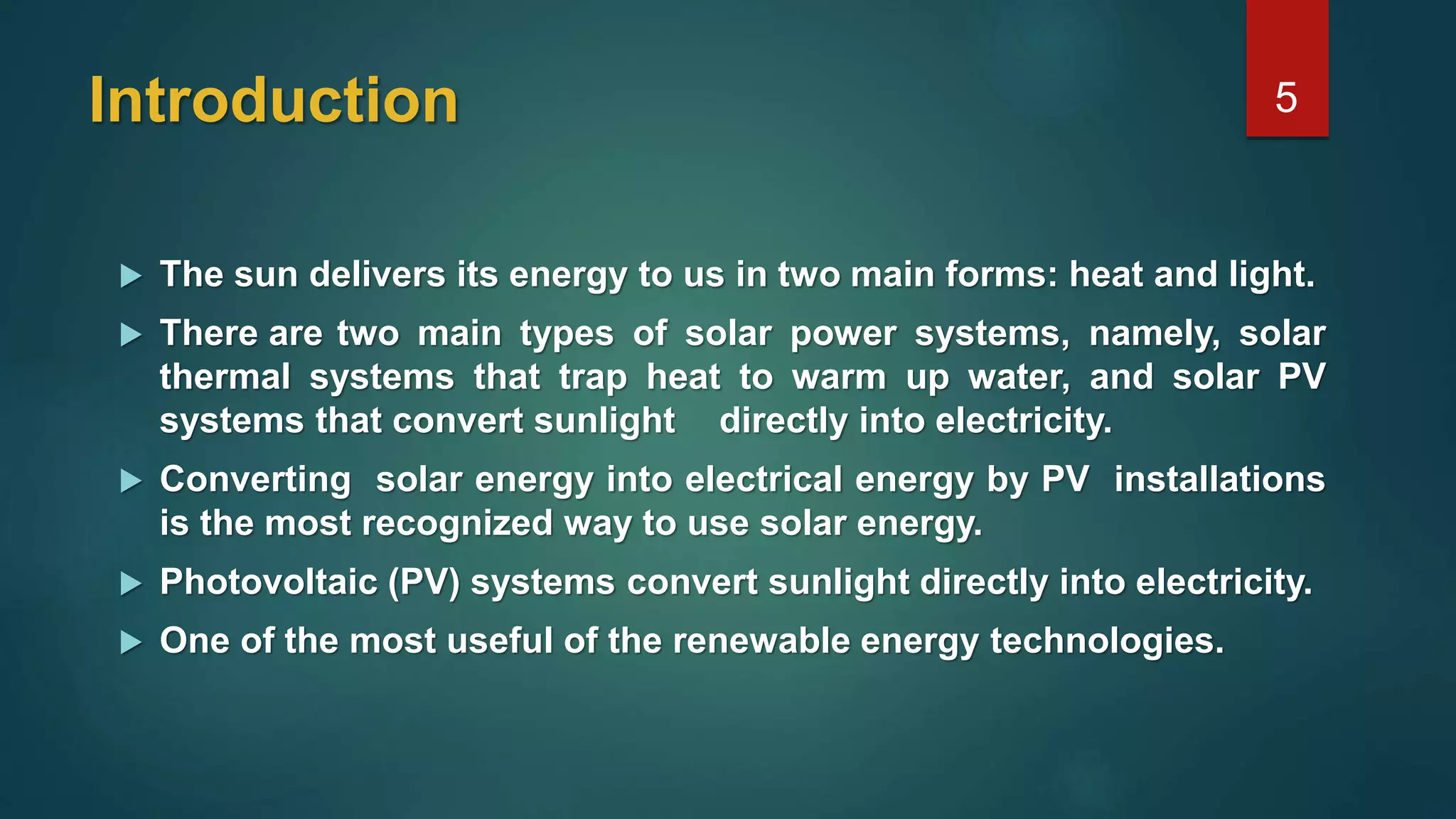 Graduation Project - PV Solar With MPPT System | PPTX