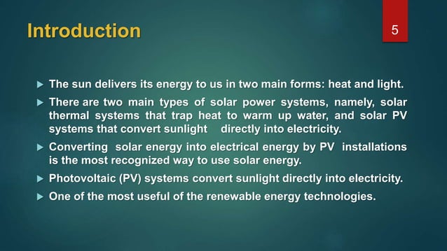 Graduation Project - PV Solar With MPPT System | PPTX | Gas and ...
