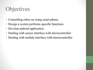 Bluetooth controlled android car | PPTX