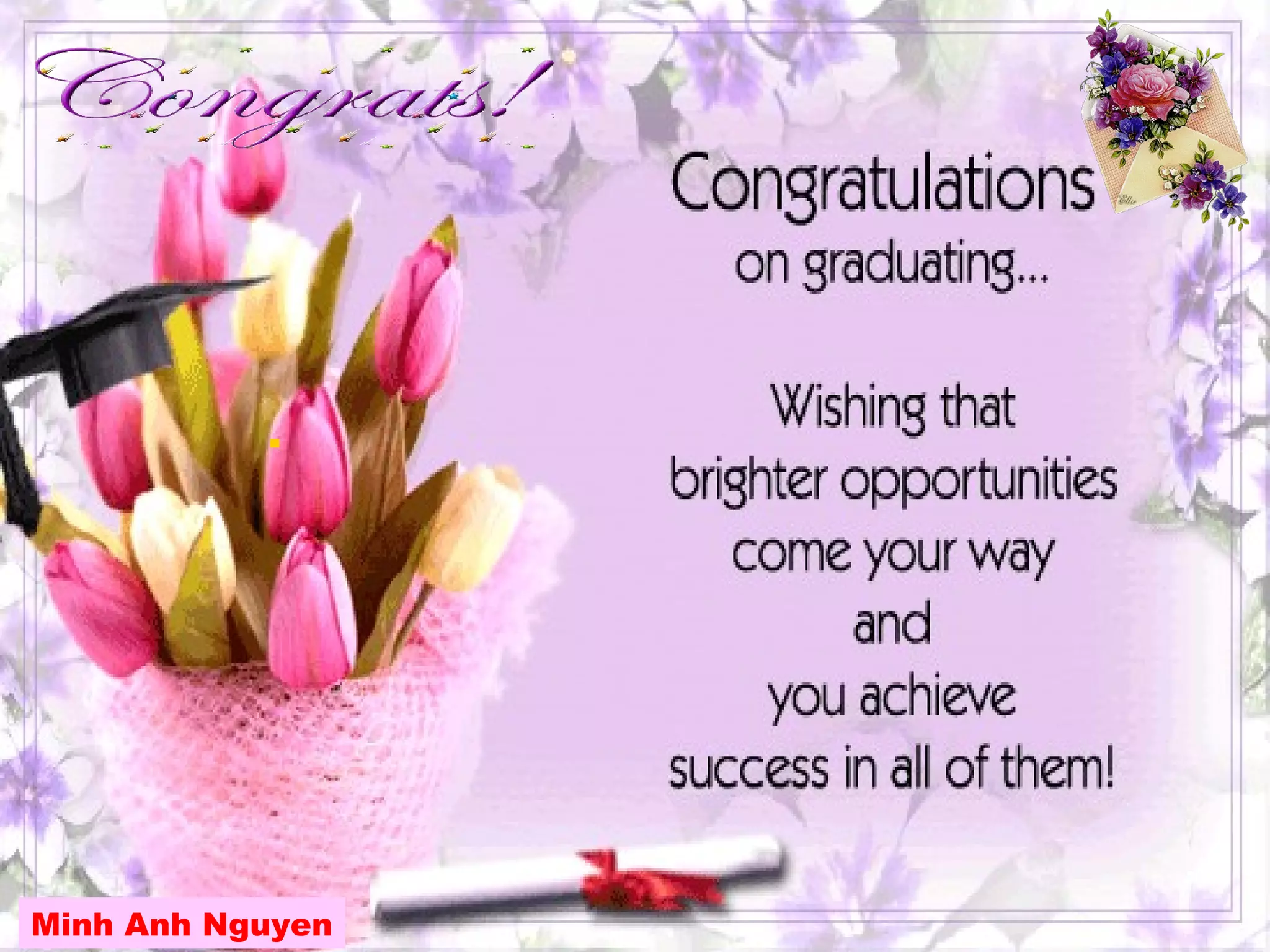 Congratulate on your graduation | PPS