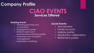 GRADUATION IN EVENTS MANAGEMENTS / PPT PRESENTATIONS | PPT