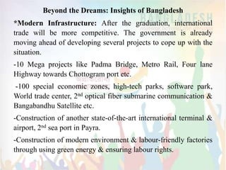 "Graduation of bangladesh from LDCs to developing countries" | PPTX