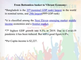 "Graduation of bangladesh from LDCs to developing countries" | PPTX
