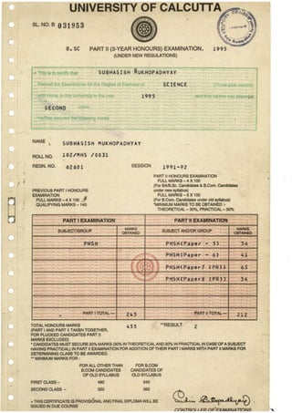 Graduation_Part2_Marksheet | PDF