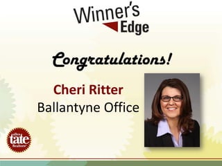 Allen Tate Realtors Winner's Edge March 2014 Graduates_Charlotte Region ...
