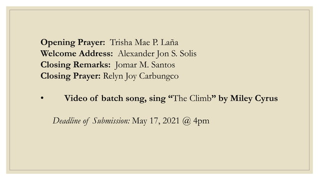 Graduation prayer | PPT