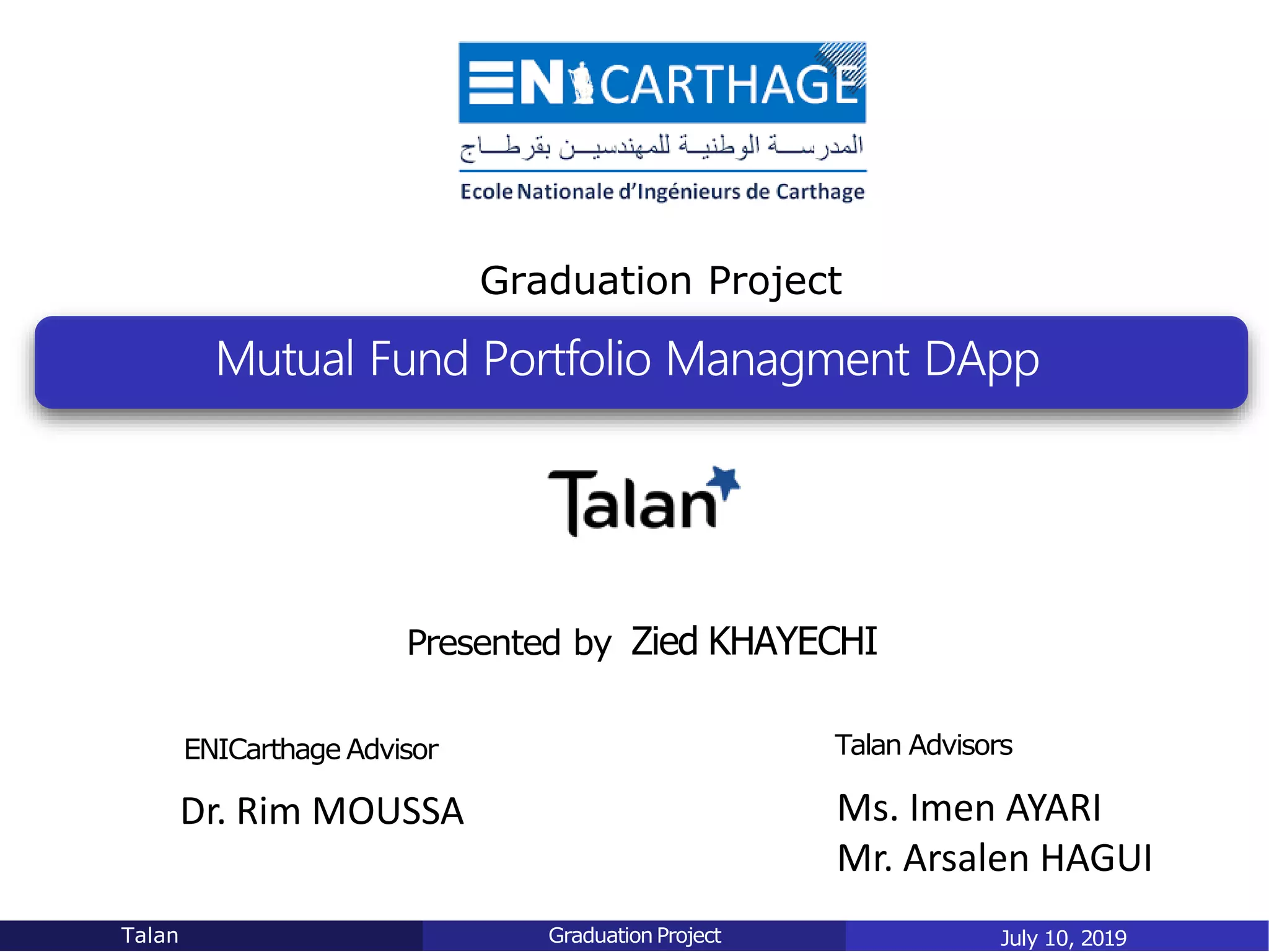 Graduation presentation | PDF