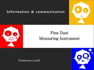 미세먼지측정기(Fine Dust Measuring System) | PPTX