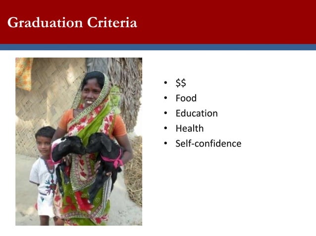 Graduation programs creating ladders out of extreme poverty syed ...