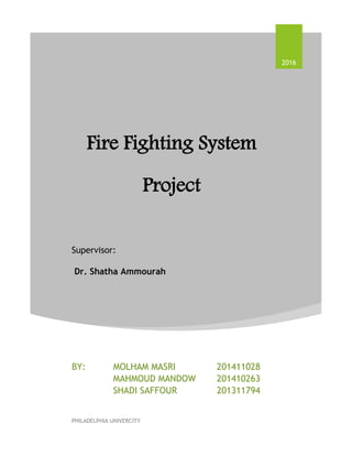 Fire Fighting System project | PDF