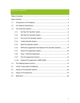 Fire Fighting System project | PDF