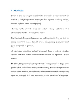 Fire Fighting System project | PDF