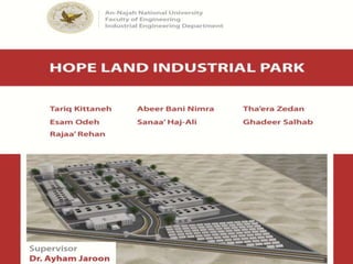 Graduation project hope land industrial park | PPTX