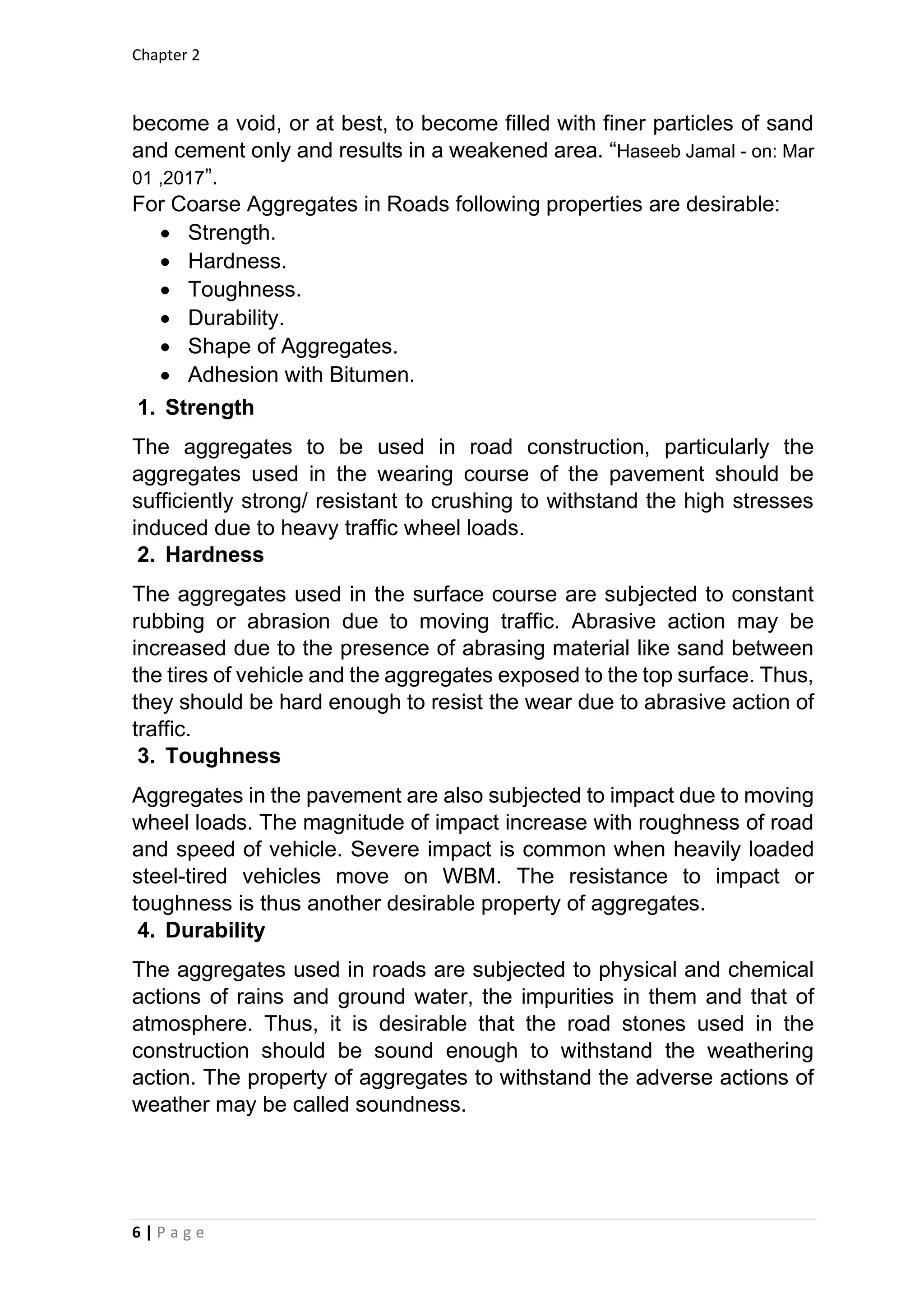 Abrasion Resistance of Different Types of Aggregate in Erbil | PDF