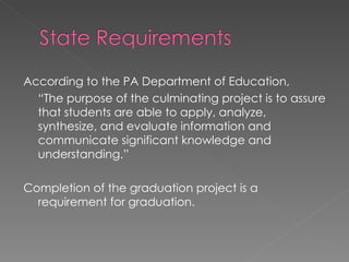 Graduation project presentation | PPT