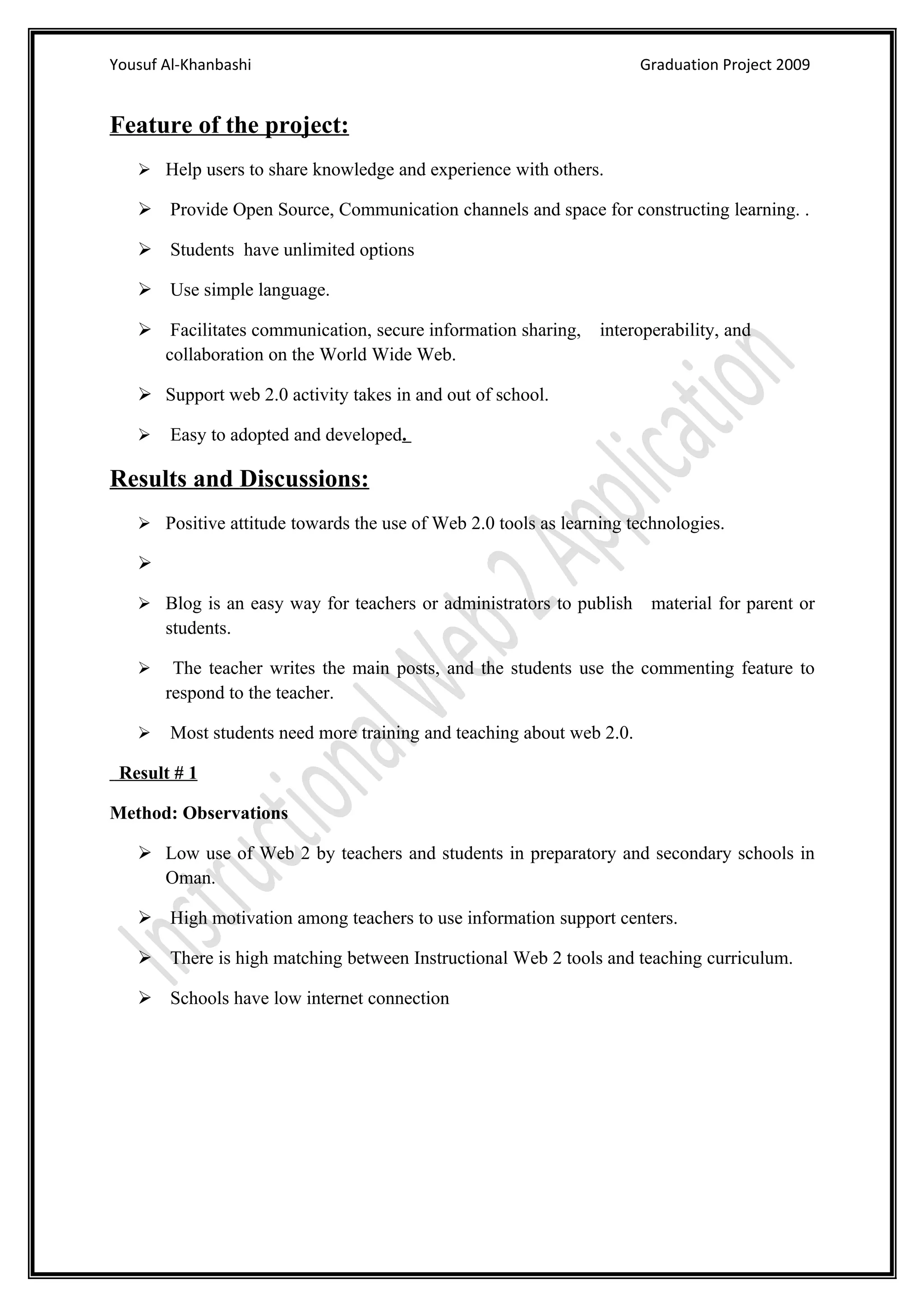 Graduation Project Report | PDF