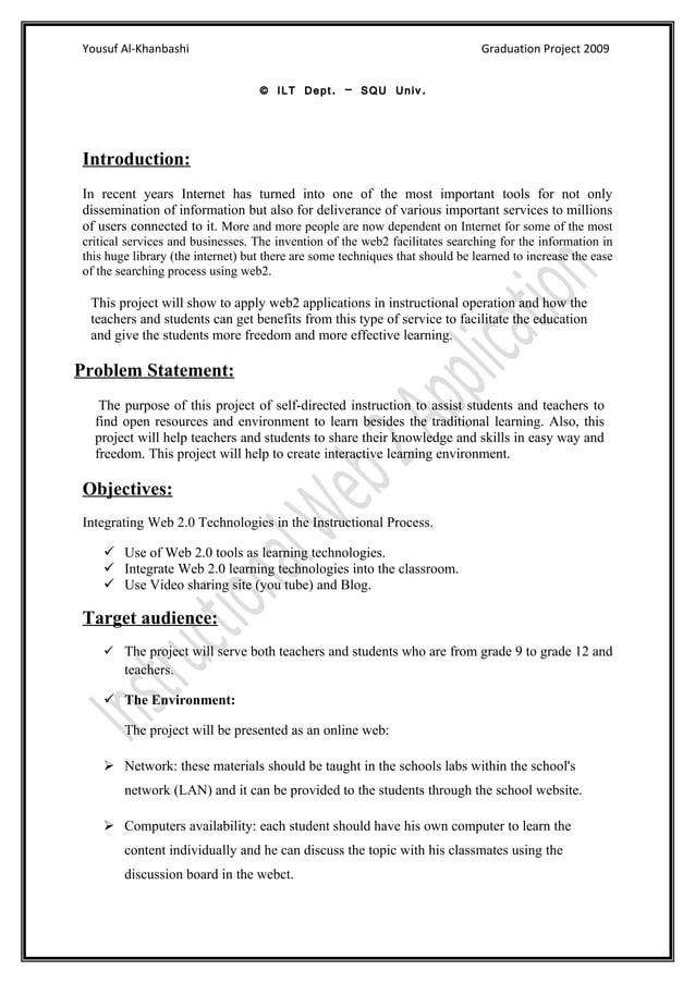 Graduation Project Report | PDF