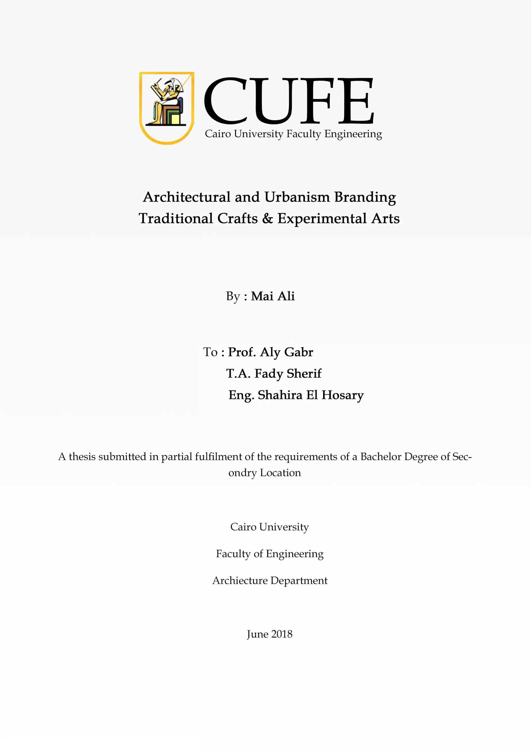 Graduation Project Thesis - Branding | PDF