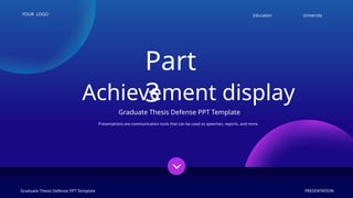 Comprehensive Graduate Thesis Defense Presentation Template for ...