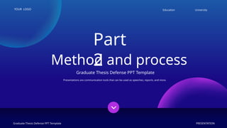 Comprehensive Graduate Thesis Defense Presentation Template for ...