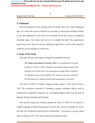 Graduation thesis major English Language How to make pupils at SIU ...
