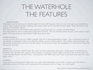 Graeme Base App's | KEY