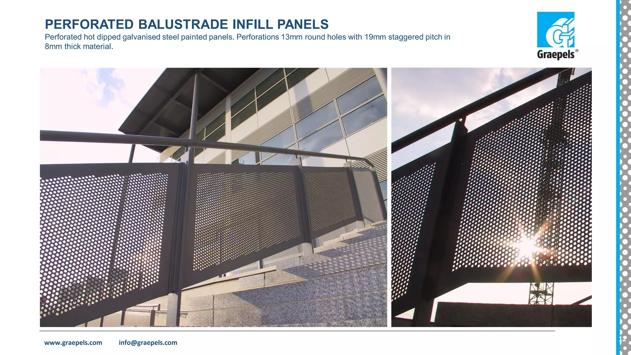 Graepels perforated balustrade infill (1) | PDF