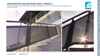 Graepels perforated balustrade infill (1) | PDF