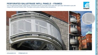 Graepels perforated balustrade infill (1) | PDF