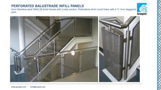 Graepels perforated balustrade infill (1) | PDF