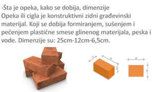 Gradjevinsko materijali 6 razred osnovne skole | PPTX