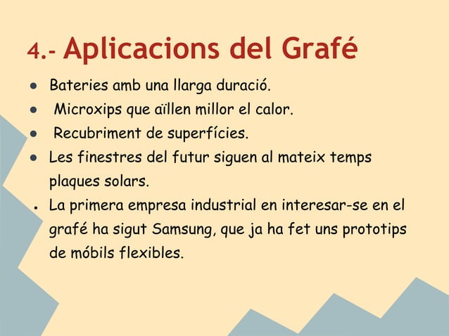 Treball sobre el Grafé | PPT