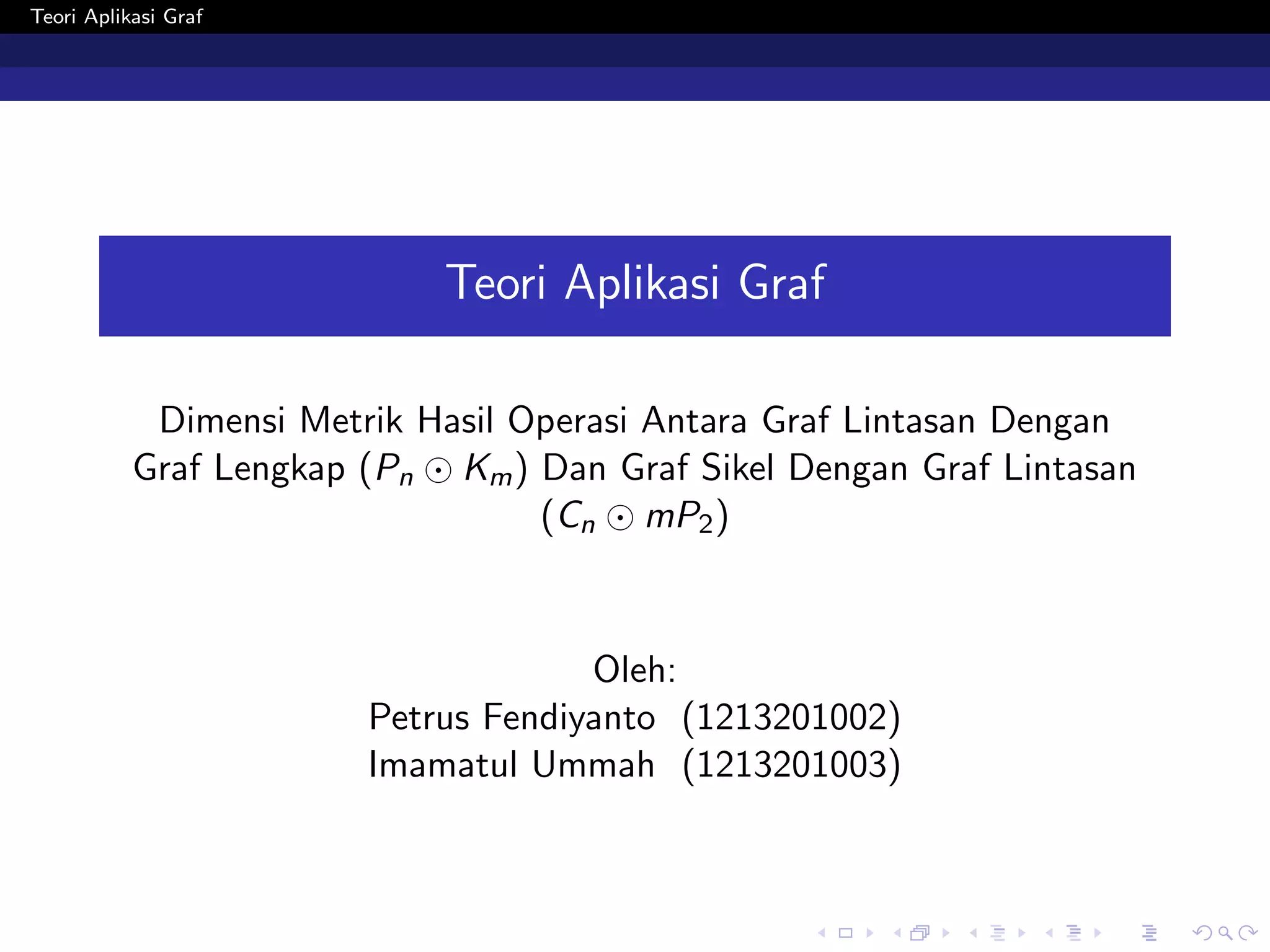 Dimensi Metrik Graf Lintasan dan Graf Lengkap | PDF